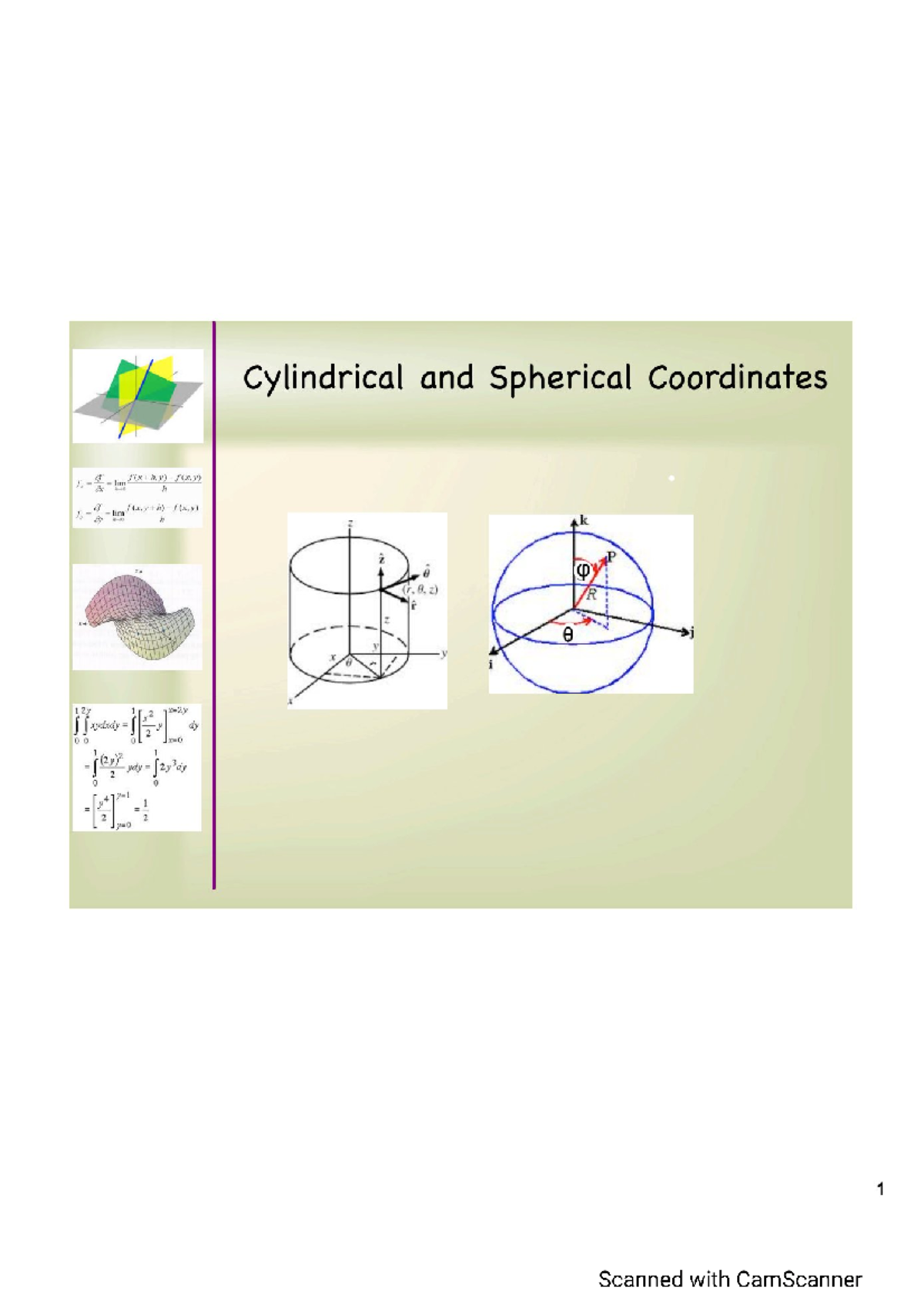 Cylindrical and Spherical Coordinates: Conversion Techniques and ...