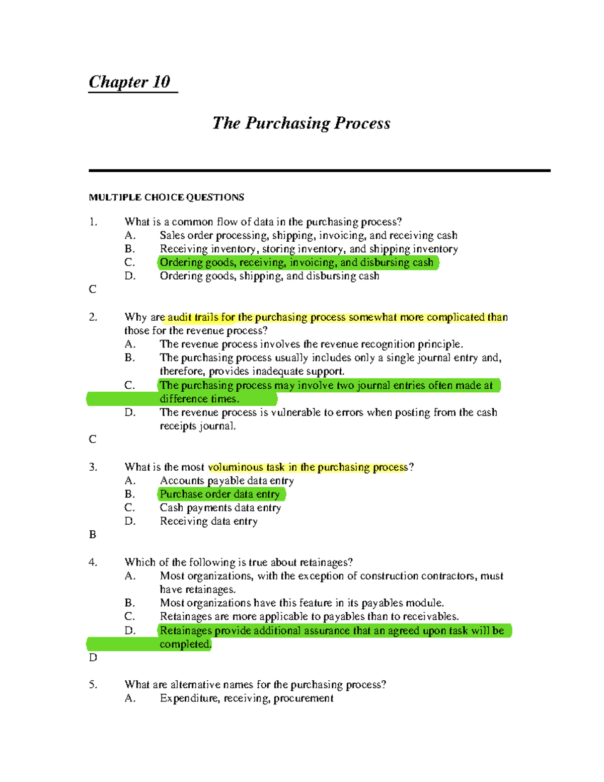 The-purchasing-process-multiple-choice-questions compress - Chapter 10 ...