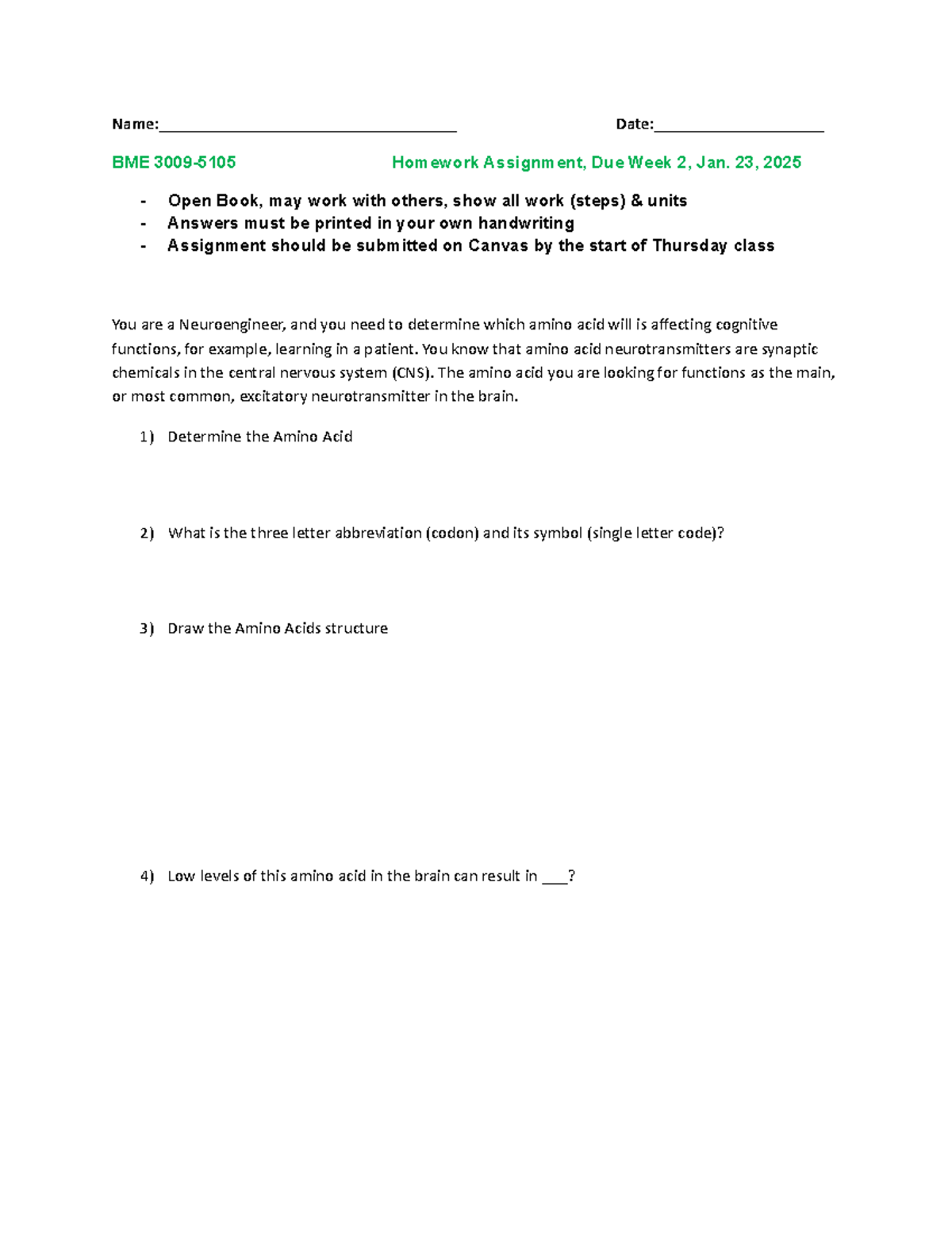 Week 1-Homework-Due Week 2 - Name ...