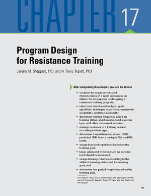 CHAPTER 21: Periodization in Strength Training for Female Athletes ...