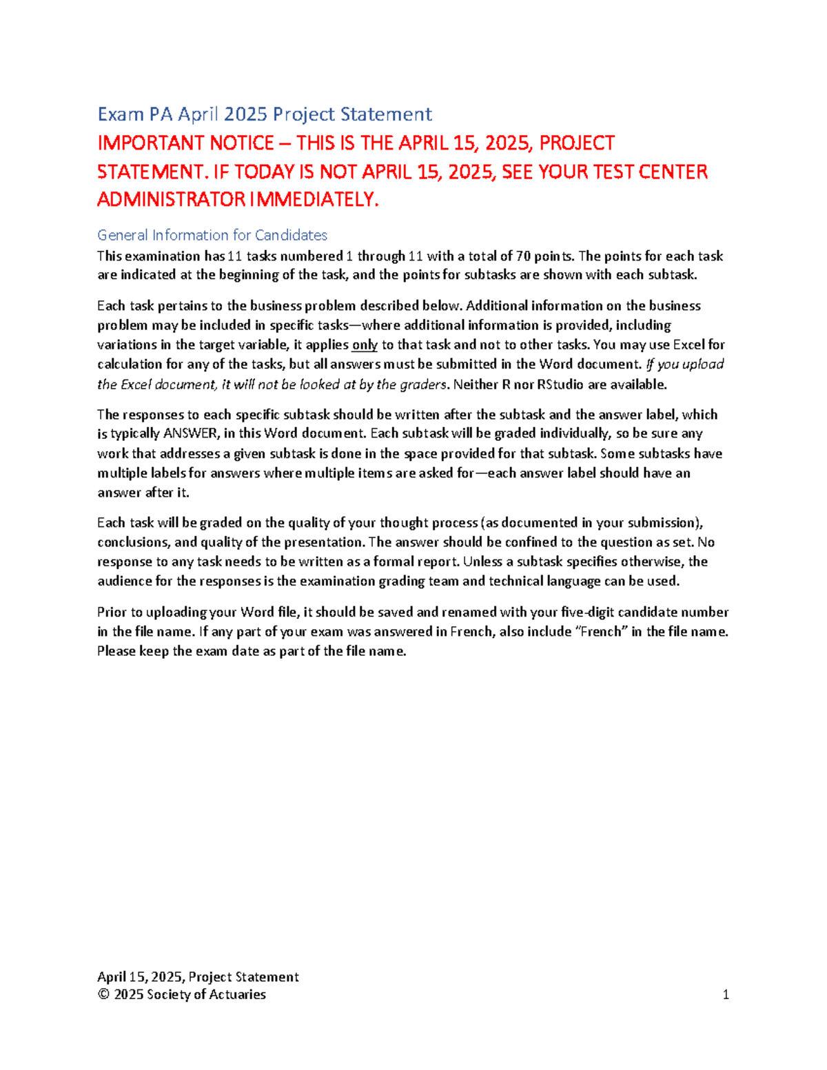 PA 2025 Final Exam Project Statement: London Fire Brigade Analysis ...