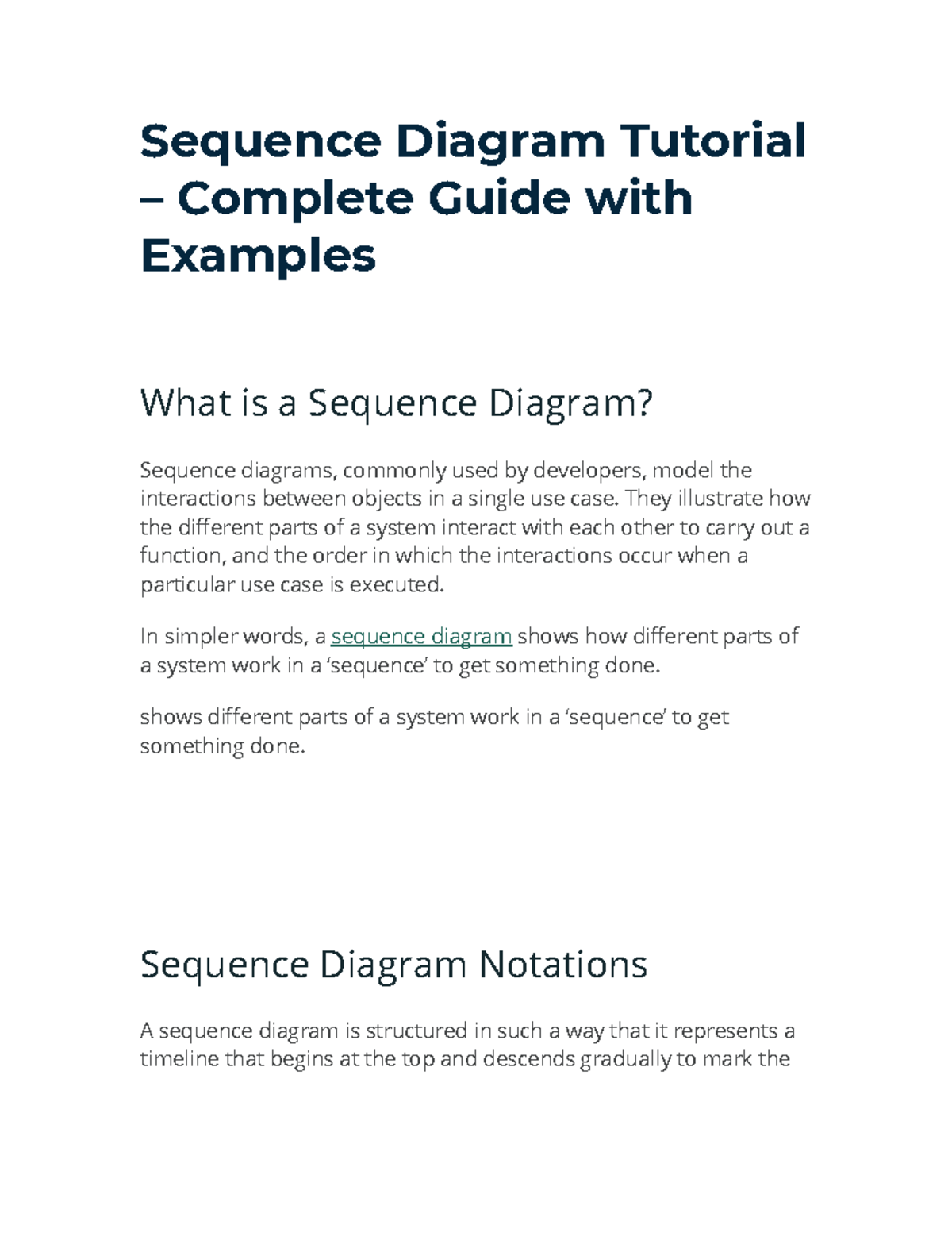 Lab2: Comprehensive Guide to Sequence Diagrams and Their Use Cases ...