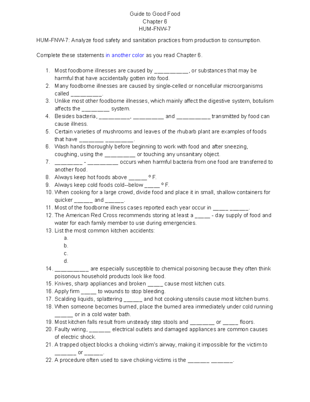 London Loyal - Guide to Good Food Ch 6 (HUM-FNW-7) - Guide to Good Food ...