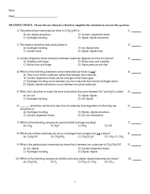 Chapter 9 practice and answers - Exam Name ...