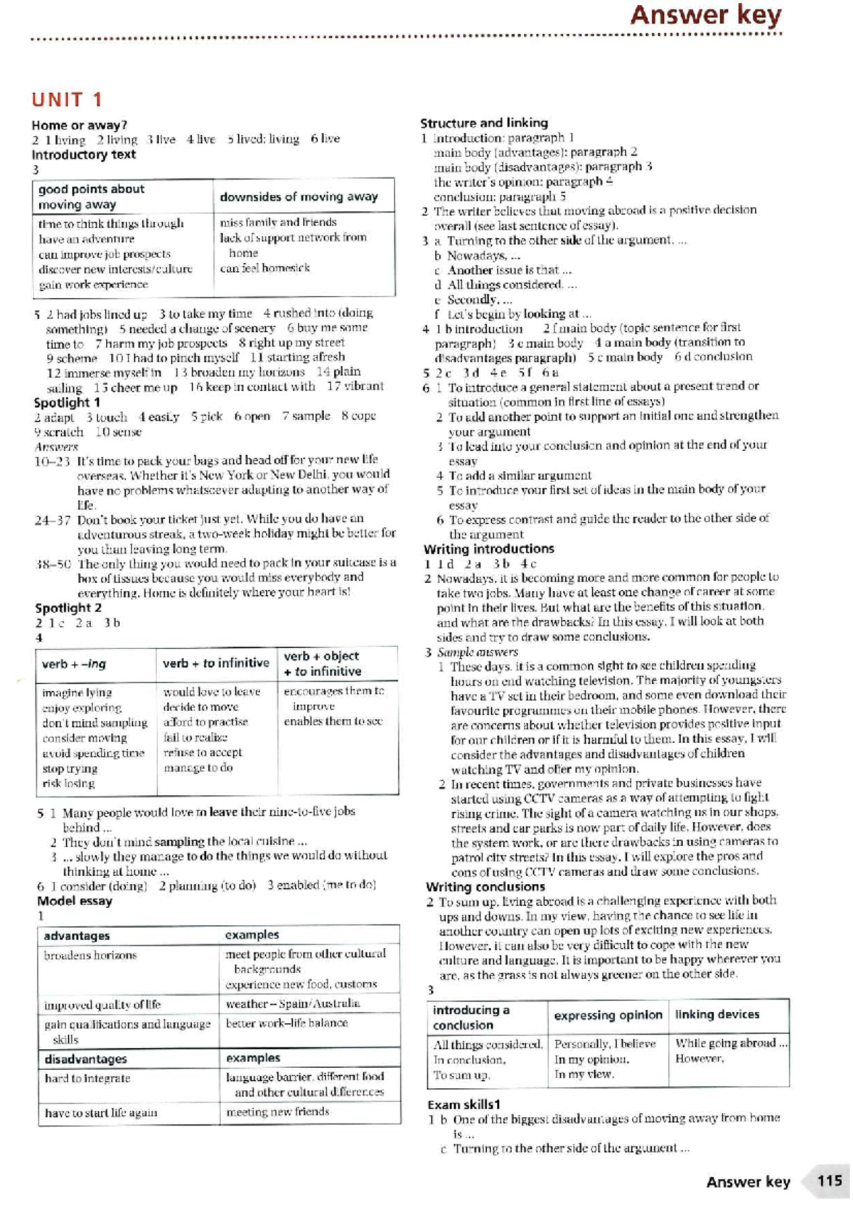 Exam Key C1 - Comprehensive Review and Solutions Guide - Studocu