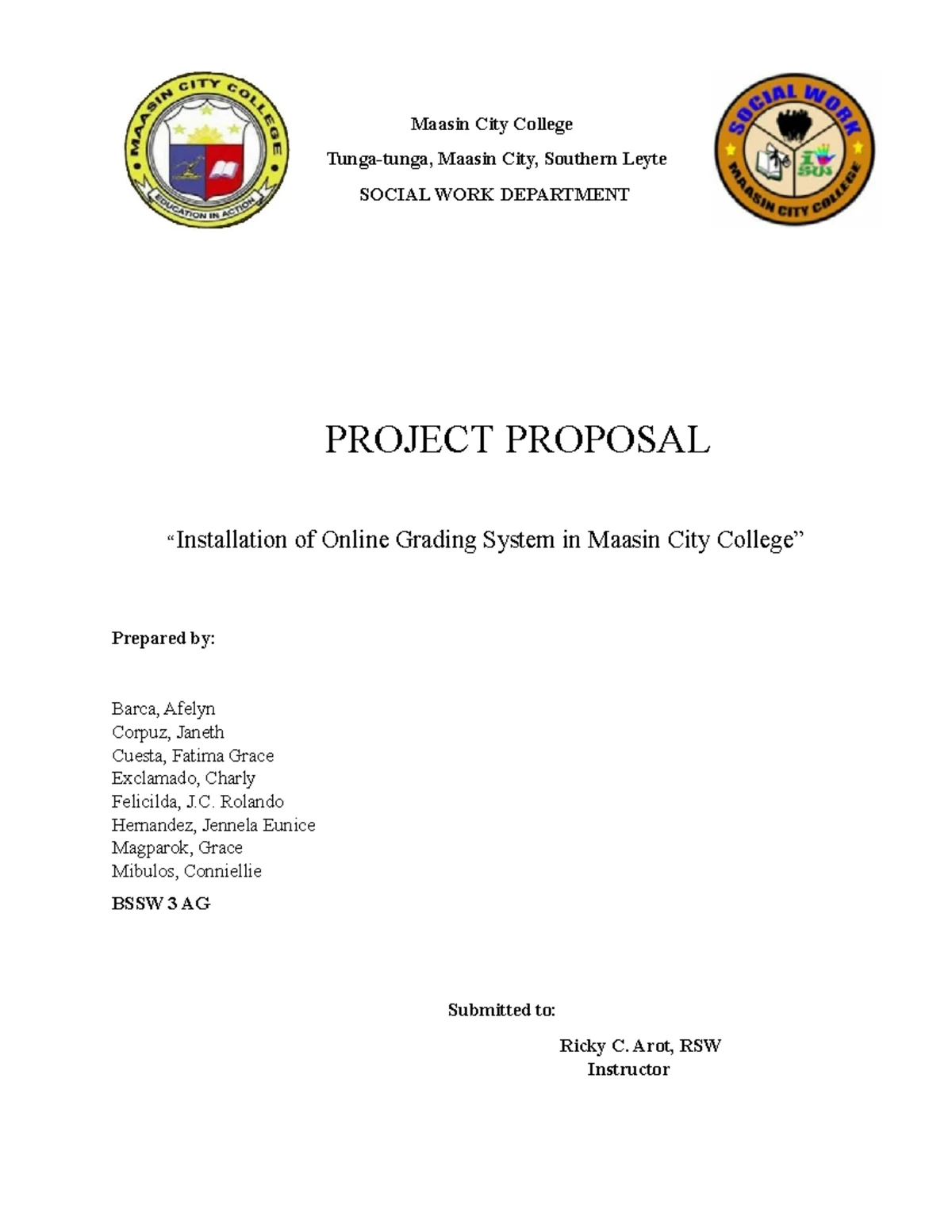 Case Summary Sample for Medical Assistance - Republic of the ...