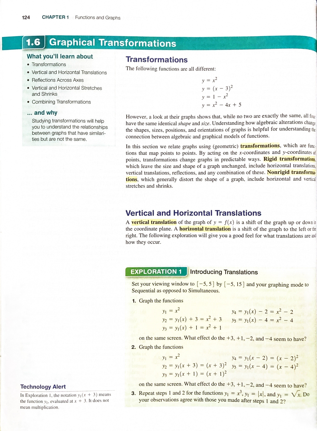 PSY 101: Chapter 1 - Functions and Graphs: Graphical Transformations ...
