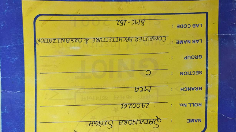 COA Lab Manual - Computer Architecture Practical File (BMC 152) - Studocu