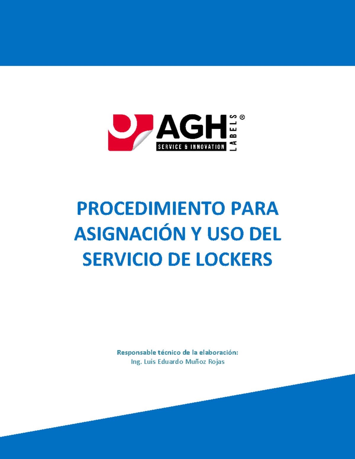 Procedimiento de Uso y Asignación de Lockers - Mayo 2024 - Studocu