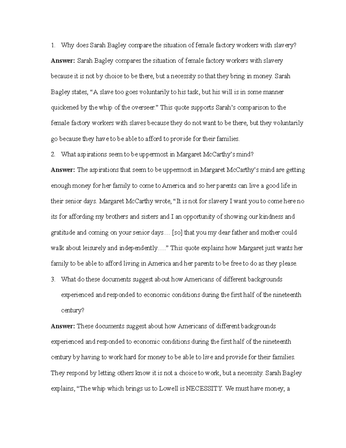 Chap 9: Voices of Freedom - Economic Struggles of 19th Century ...