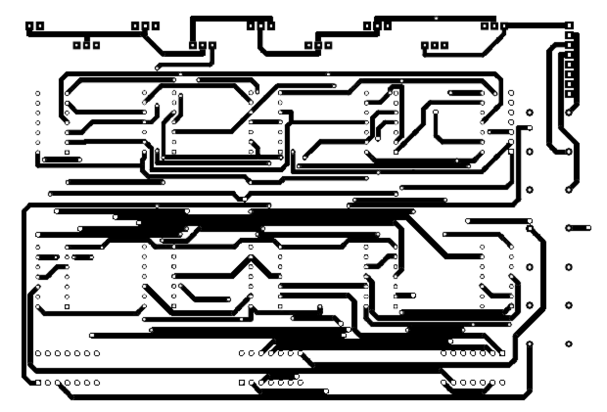 BI TO HEX PCB Layout - what we used for logic gates - Bachelor of ...