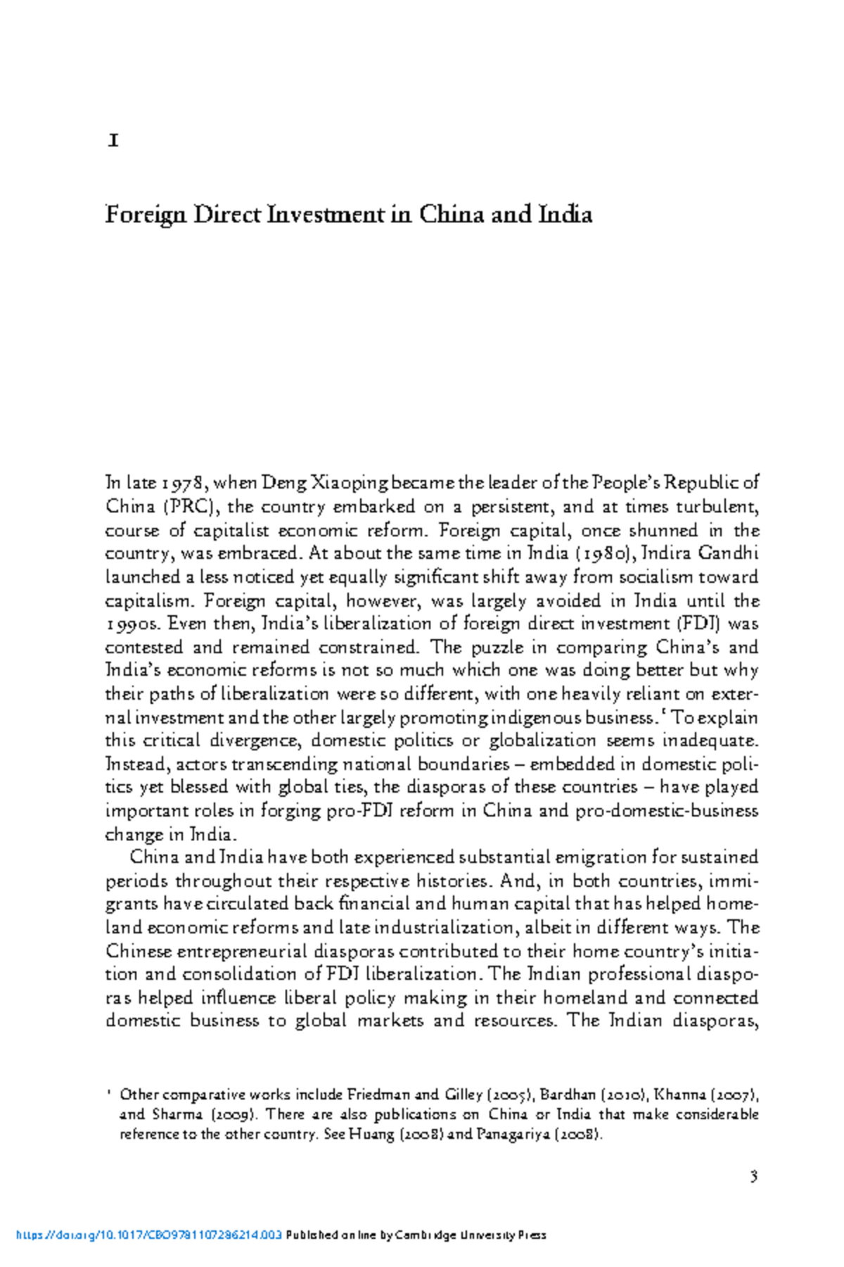Foreign Direct Investment (FDI) Analysis: China vs. India Comparison ...