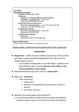 Notes on - Sections 189, 203, 204 and 205 - Sections 189, 203, 204 and ...