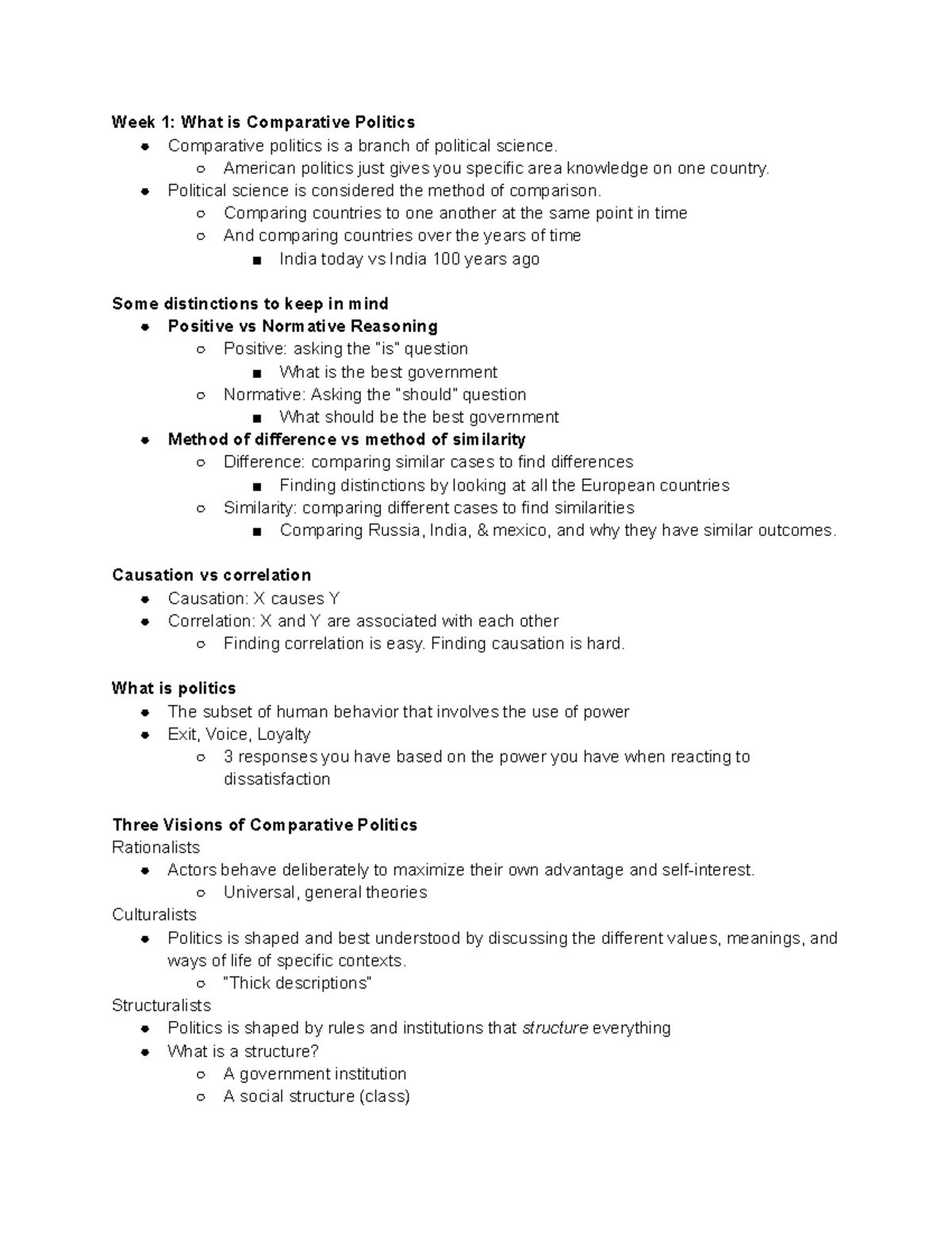 Comparative Politics: Modernization & Democracy Theories (POL 101 ...
