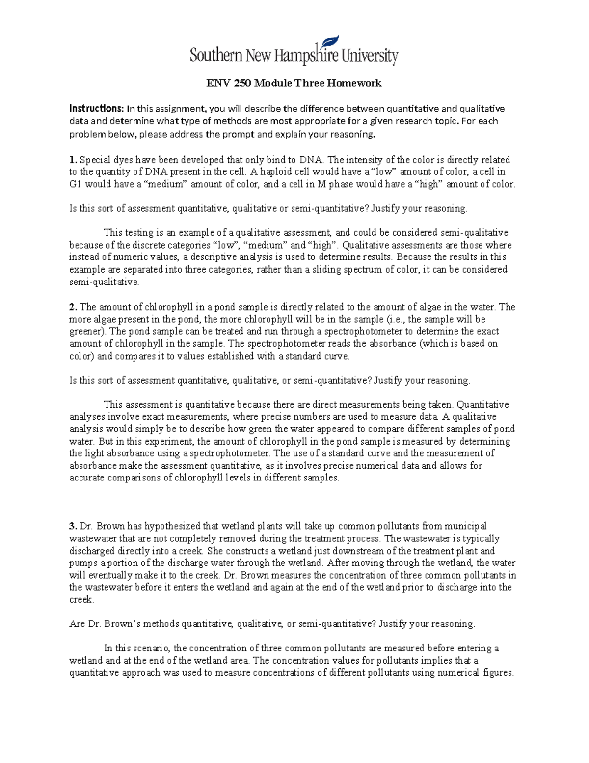 01:24:24 - Mod 3 HW ENV 250 - ENV 250 Module Three Homework ...