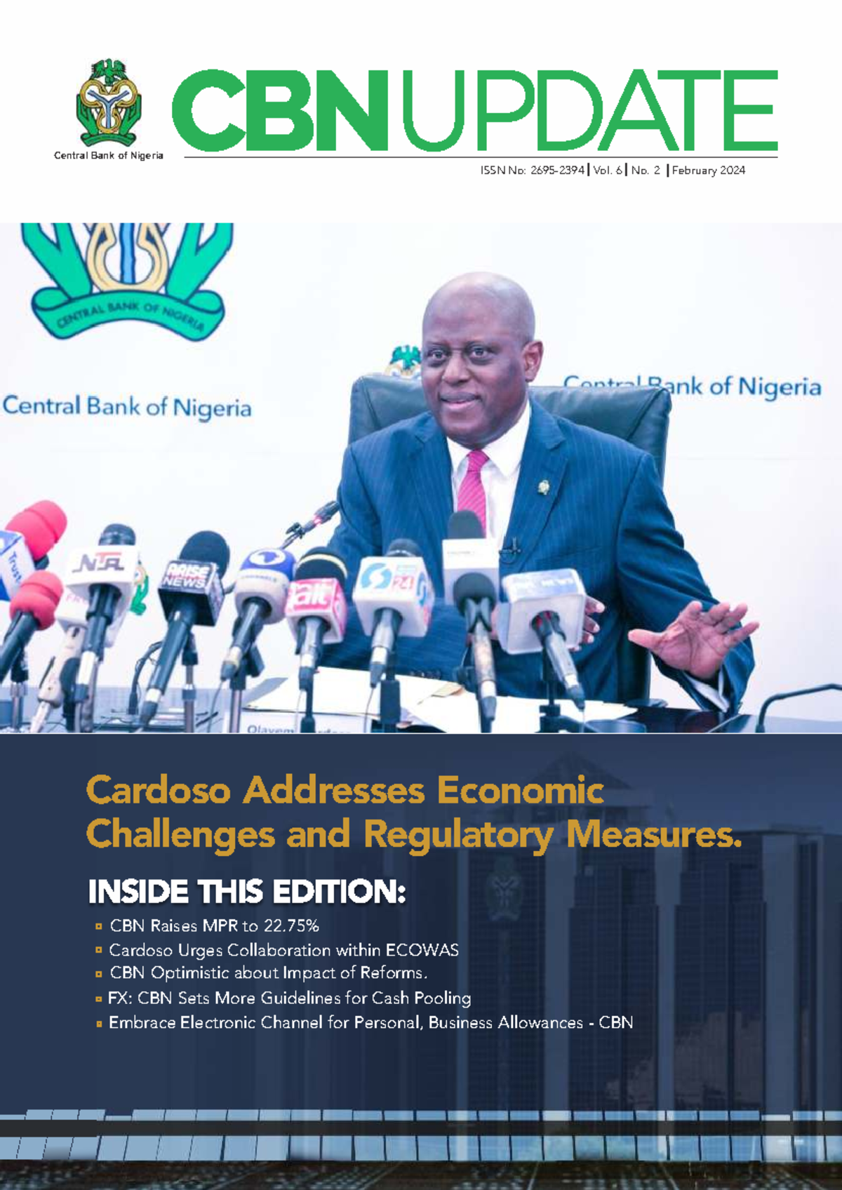 CBN Update: Economic Challenges, Reforms, and Regulatory Measures - Feb ...