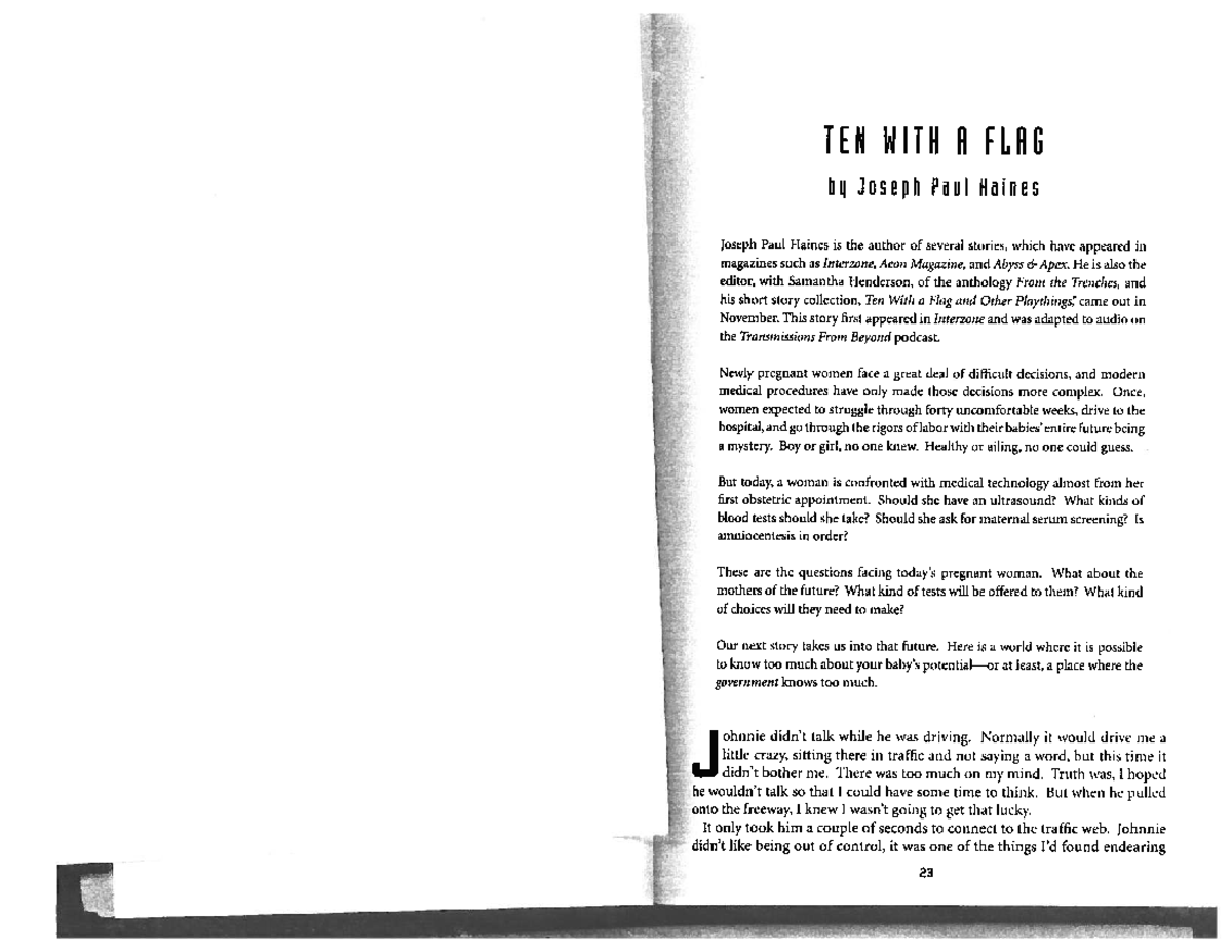 07 - Ten With a Flag: A Dystopian Tale of Choices and Consequences ...