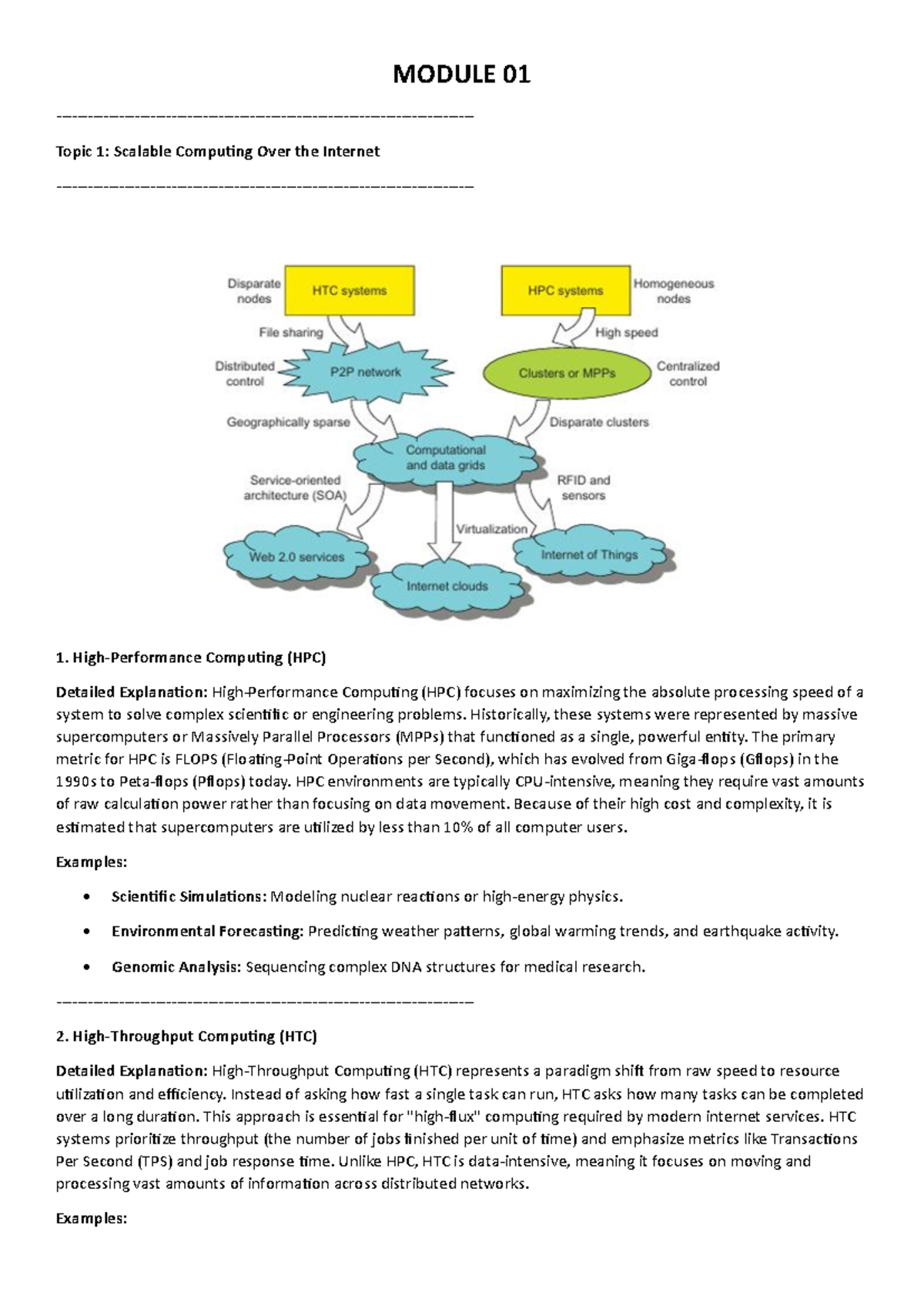 Cloud Computing and Security: Module 01 Overview - Studocu
