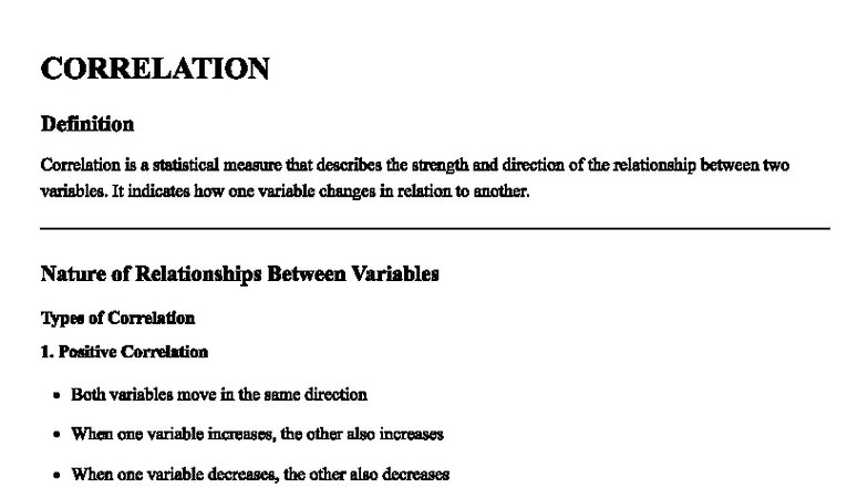 Correlation: Understanding Relationships Between Variables and Their ...