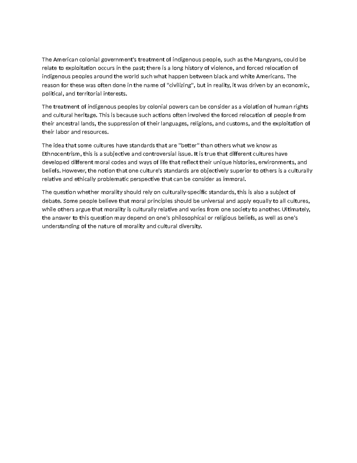 Colonial Exploitation of Indigenous Peoples: A Historical Analysis ...