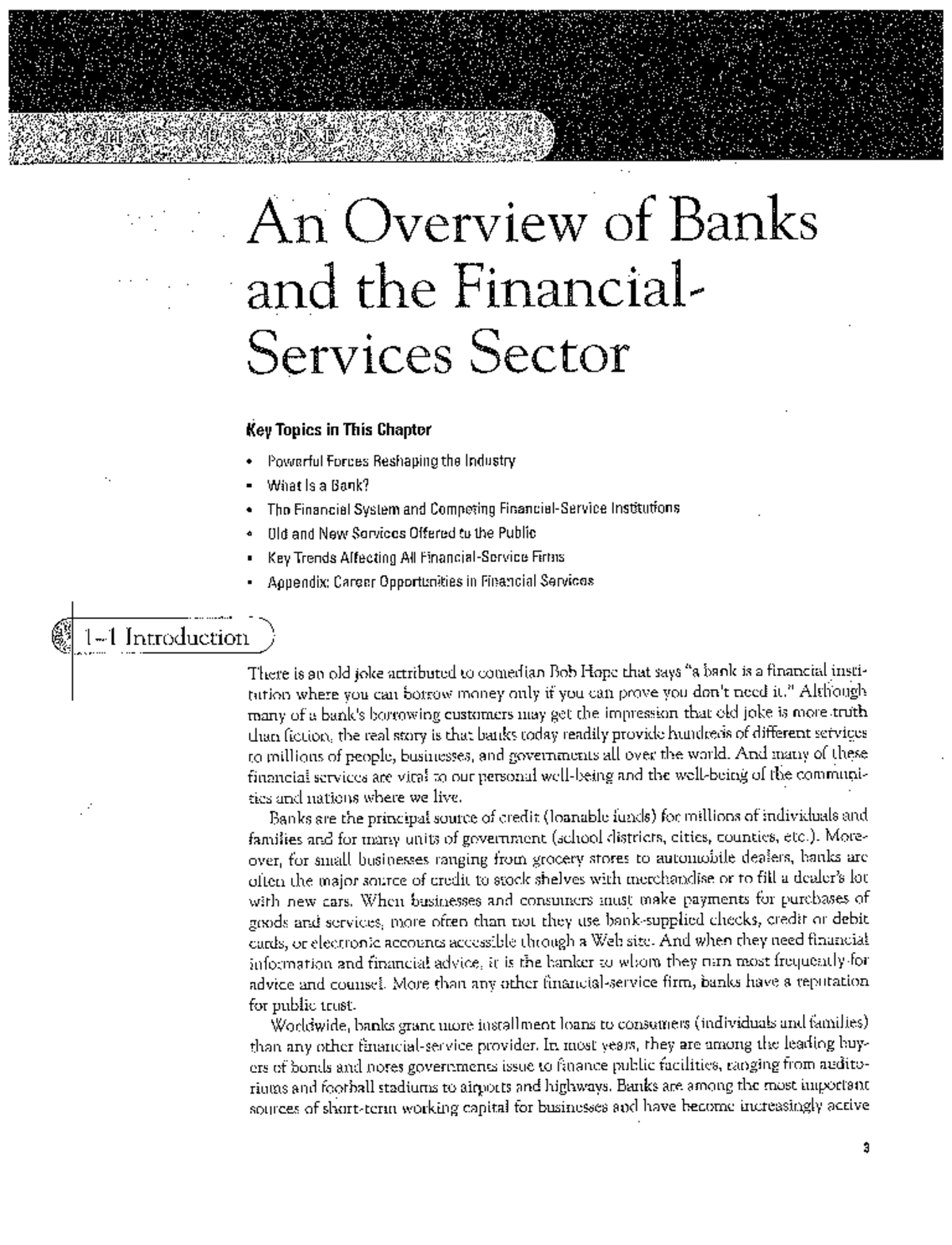 Chapter 1 Peter S. Rose, Sylvia C. Hudgins-Bank Management and ...