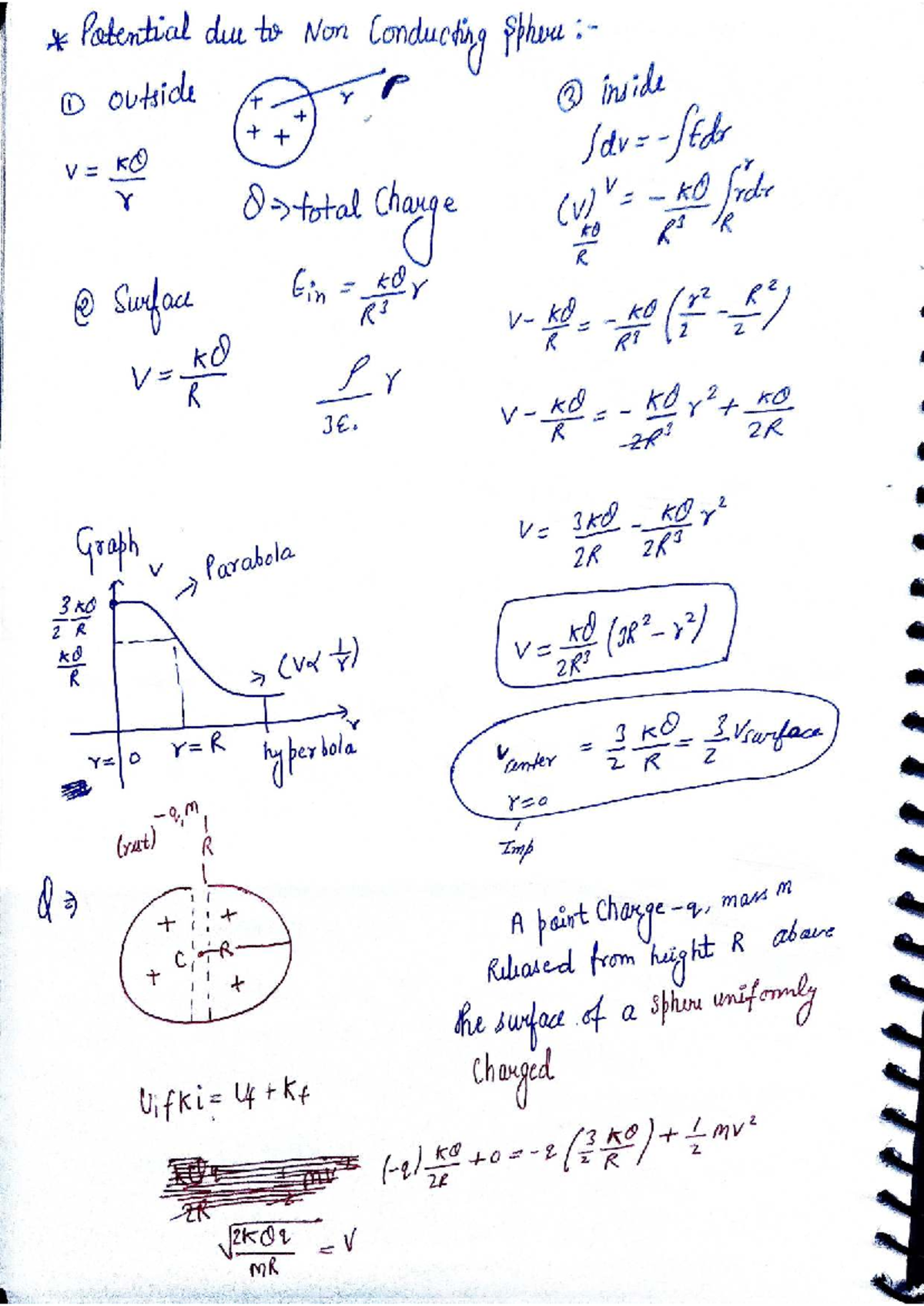 Electrostatics: Potential and Electric Fields - PHYS 101 Final Exam ...