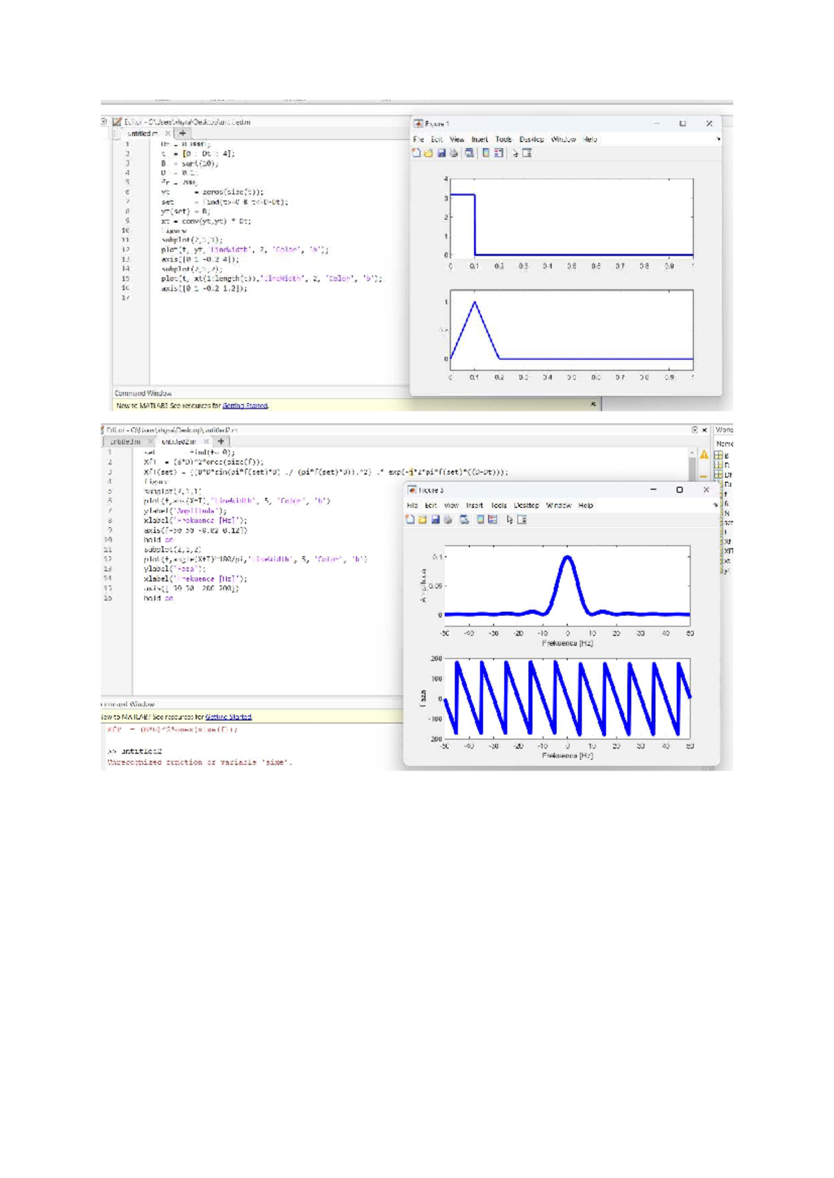 MATLAB Basics: Teori - fff Analysis and Plotting Techniques - Studocu