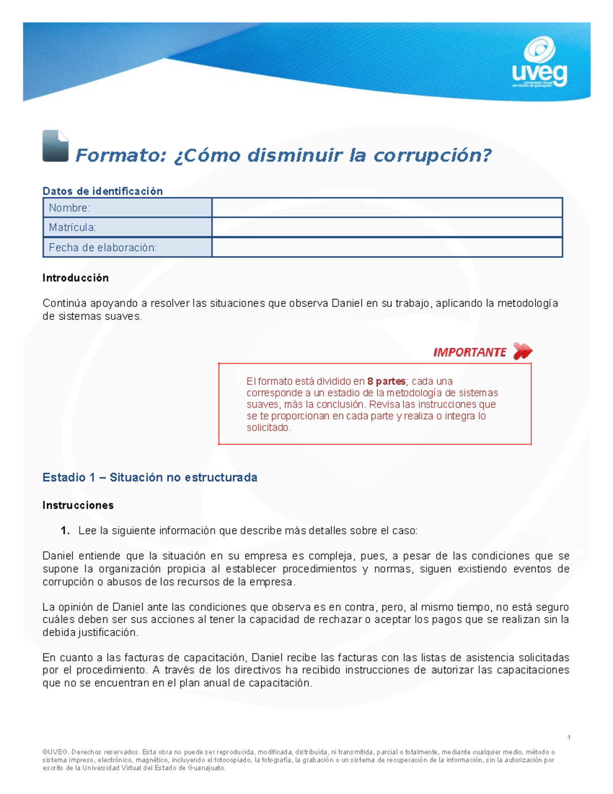 Formato de Metodología de Sistemas Suaves: Disminuir la Corrupción ...