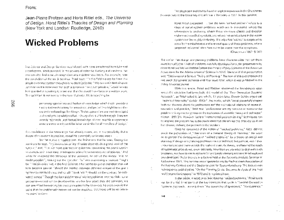 Final Exam Study Guide: Wicked Problems in Design (XYZ-101) - Studocu
