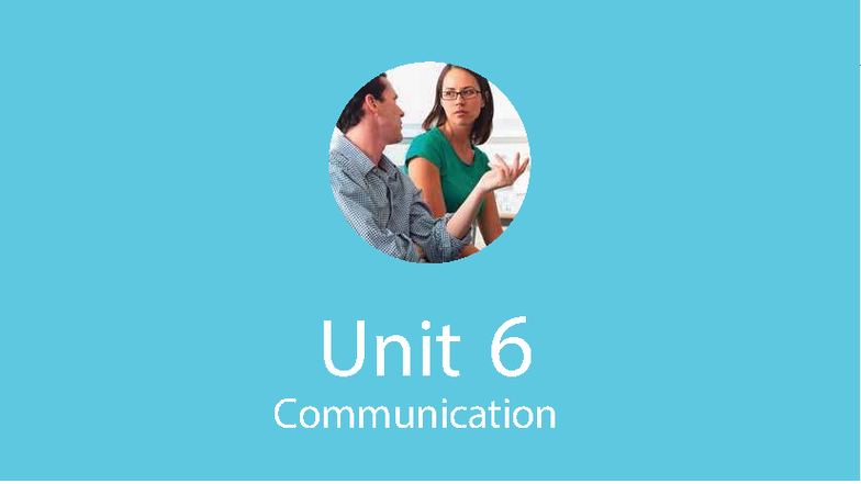 Advanced 1 Workbook: Unit 6 Communication and Language Skills - Studocu