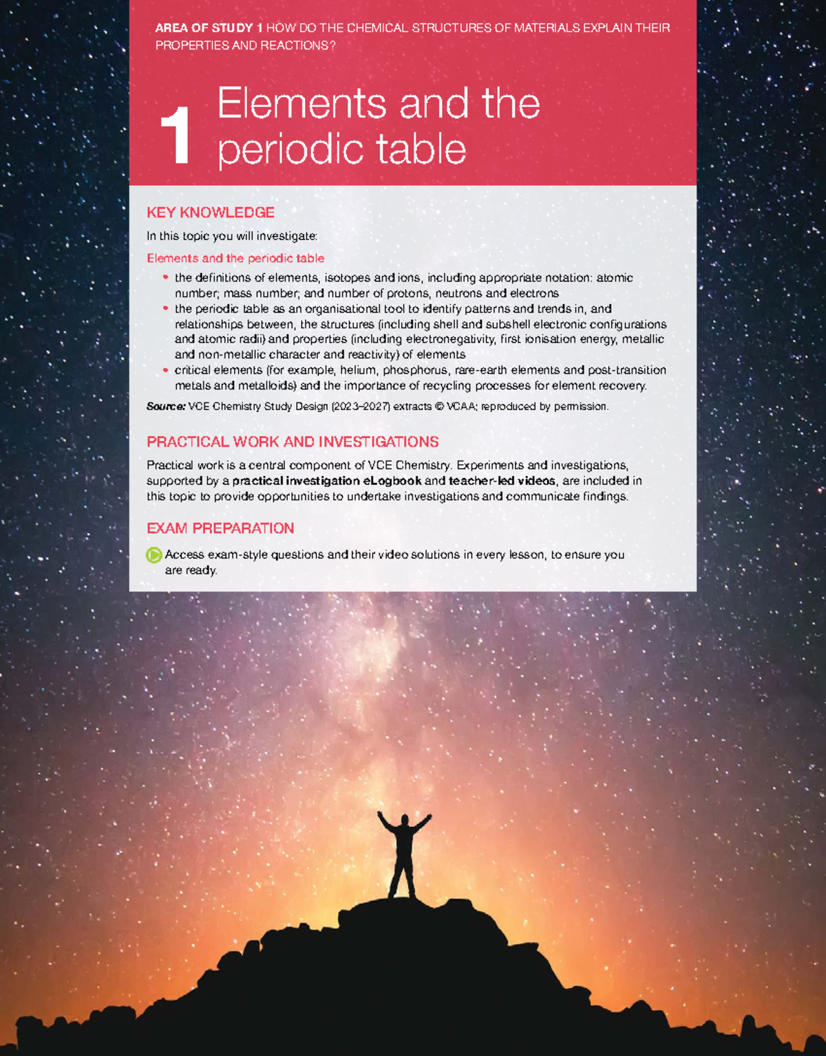 C01 Elements and the Periodic Table: Understanding Chemical Structures ...