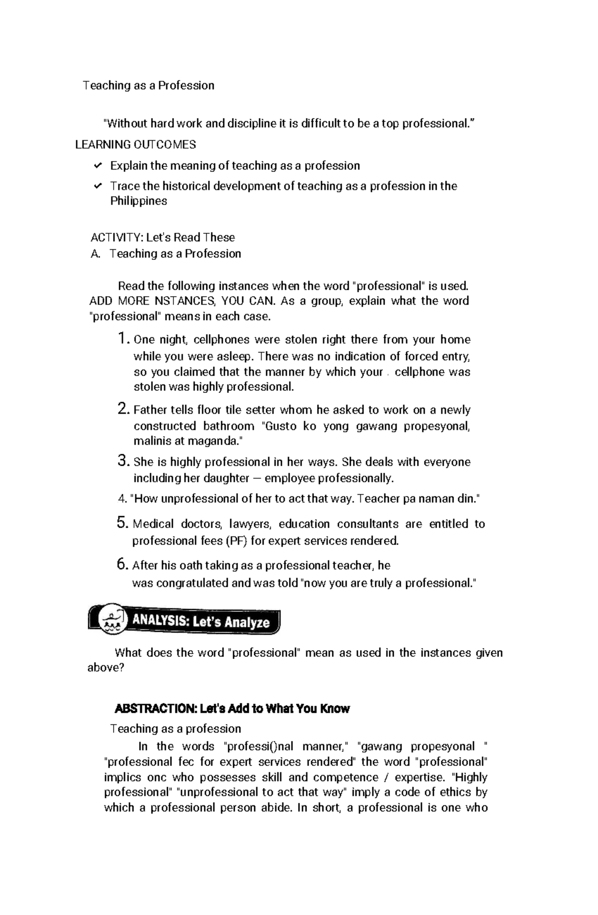 Teaching as a Profession: Historical Development and Ethical Standards ...