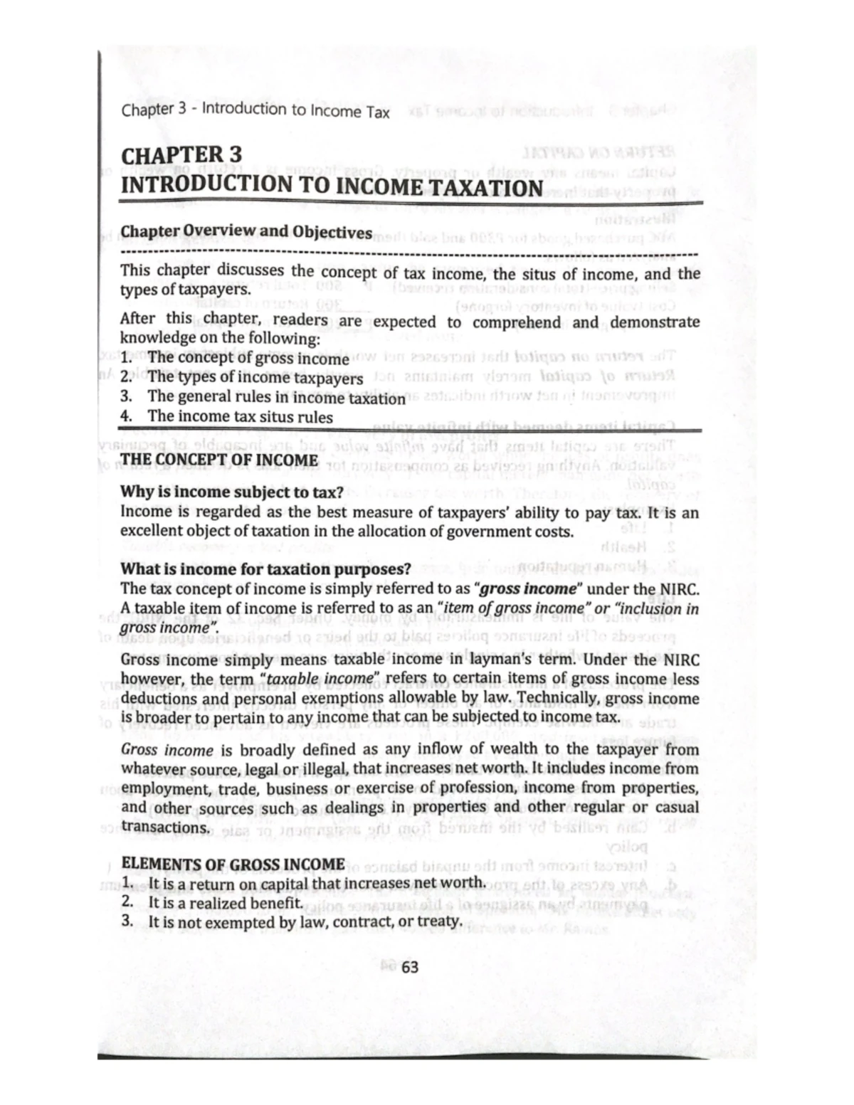 Notes Chapter 3 - Income Taxation by Rex Banggawan - CHAPTER 3 ...