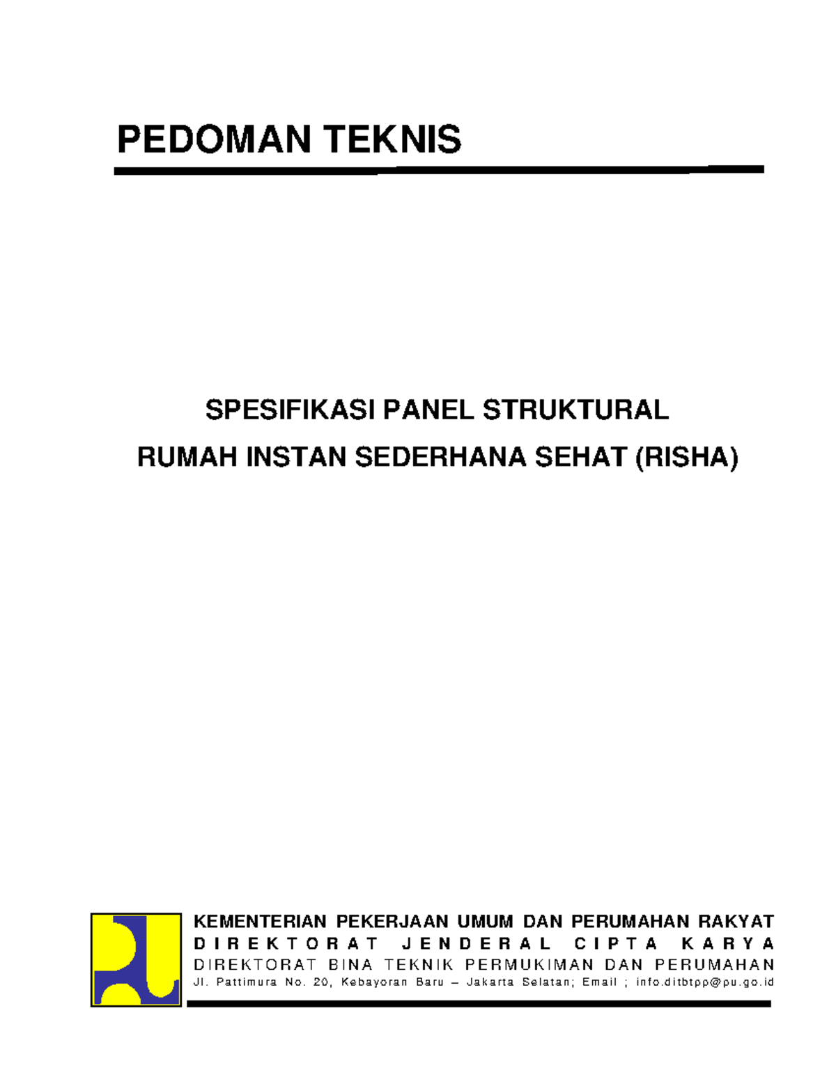 Pedoman Teknis Spesifikasi Panel Struktural RISHA 2024 - Studocu