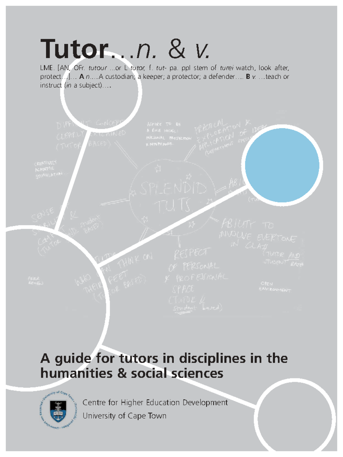 Guide for Tutors in Humanities & Social Sciences (UCT) - Studocu