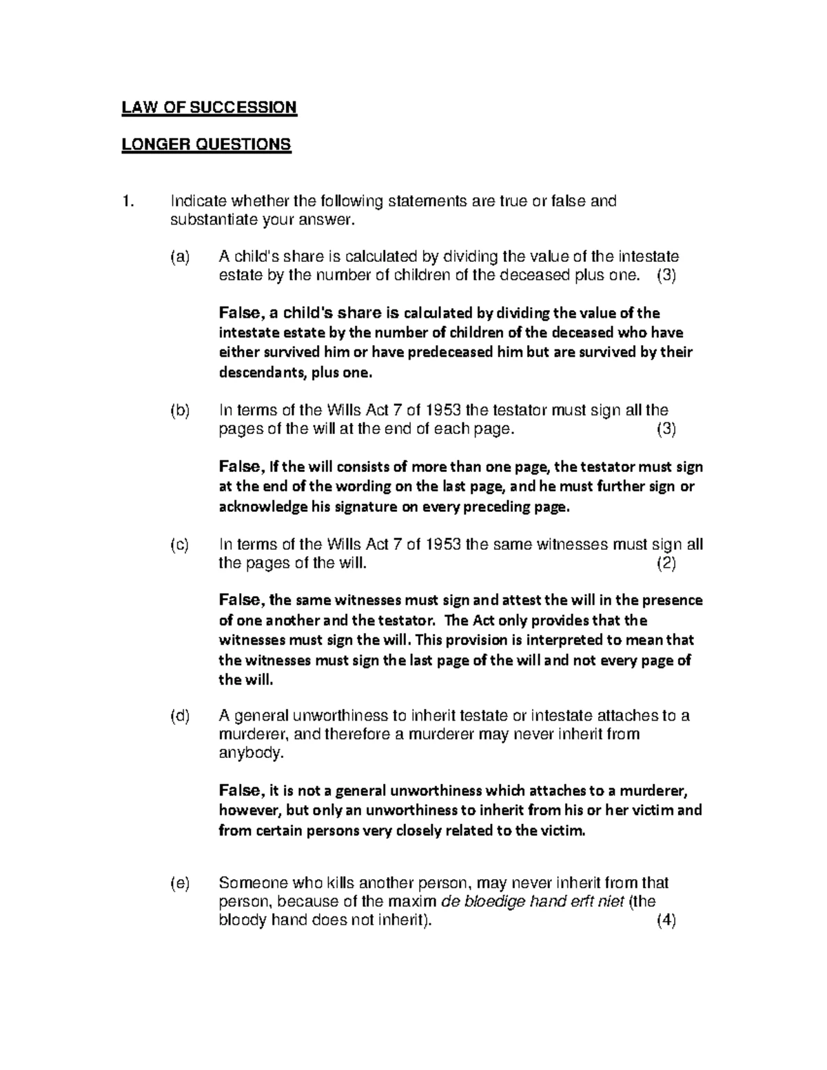 Laubscher v Duplan Case Summary: Intestate Inheritance Rights Analysis ...