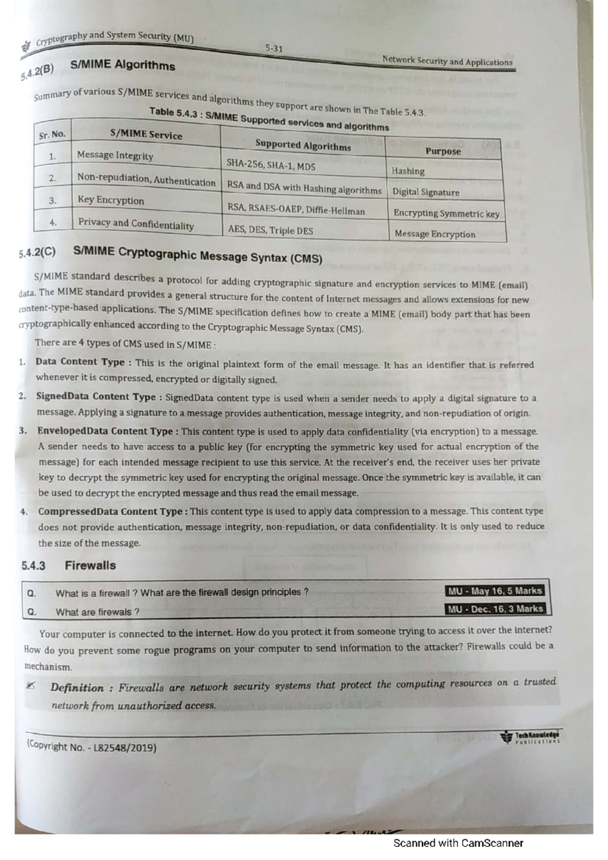 Firewalls and IDS - notes - Computer Science - Studocu