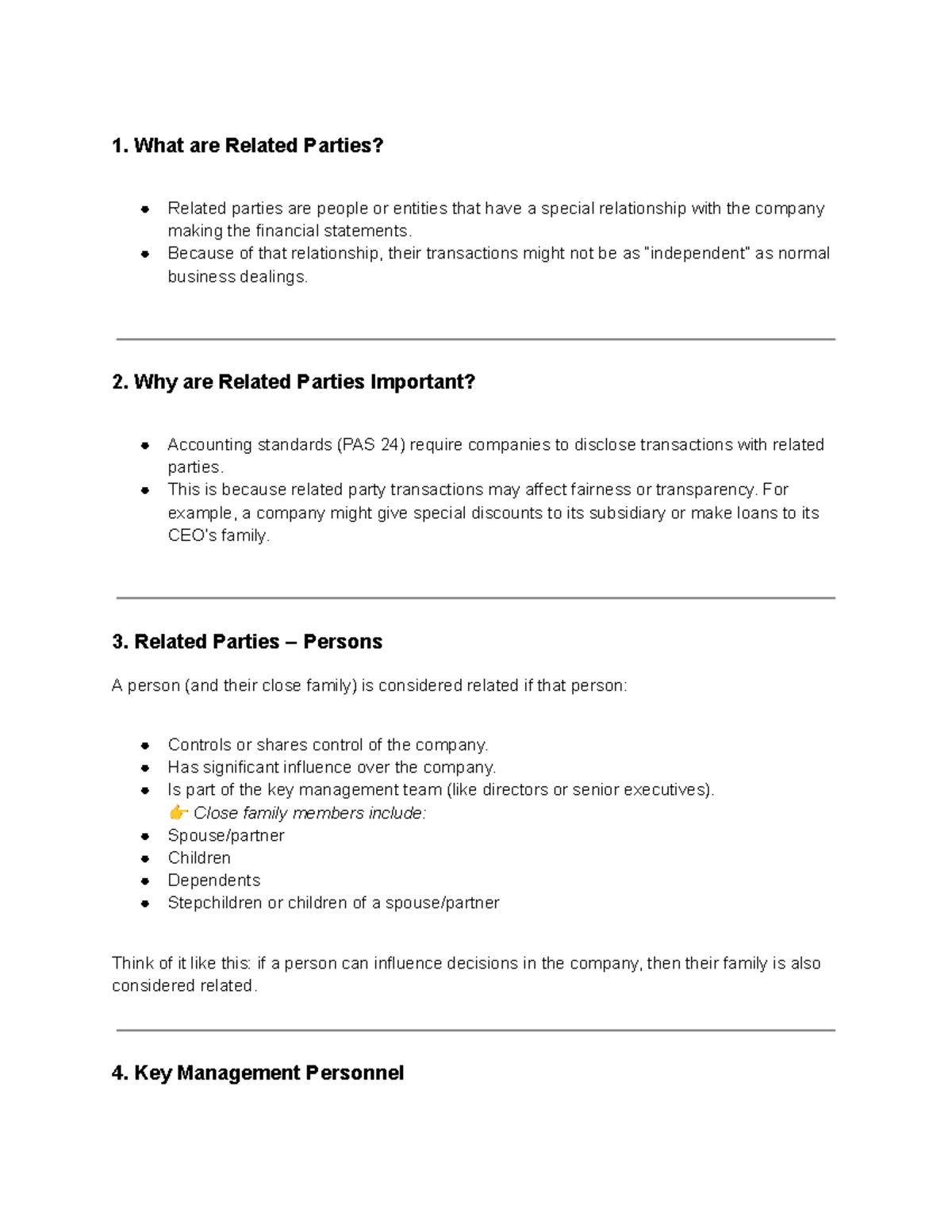CHAP 6 - Related Parties: Understanding Their Impact on Financial ...