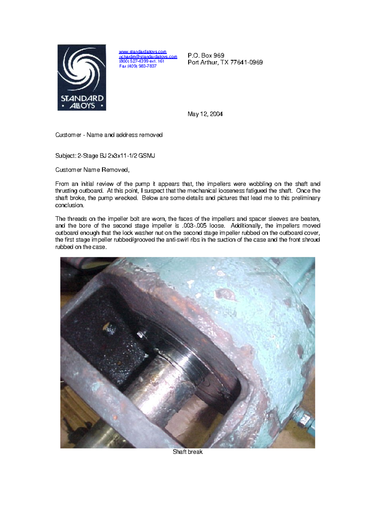 Case Study - Pumps: Preliminary Review of Mechanical Failure - Studocu