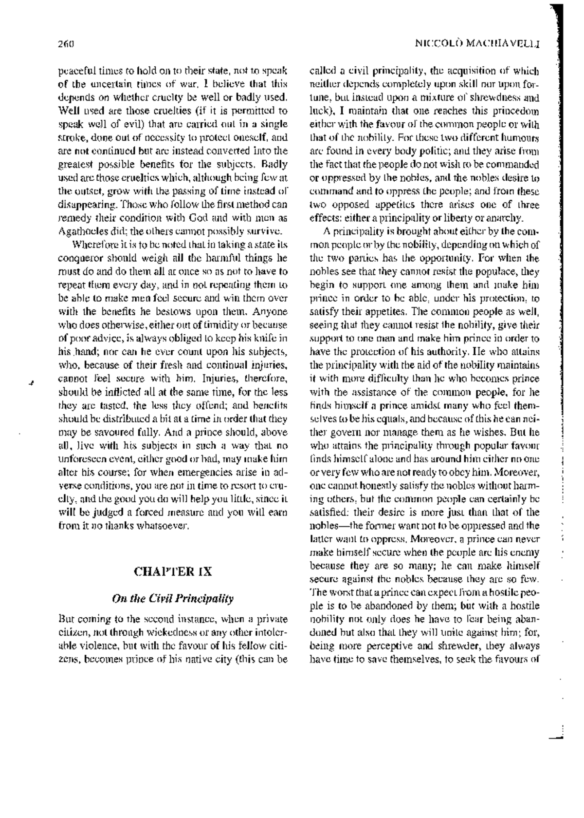 POL10003 Final Exam: Analysis of Machiavelli's "The Prince" - Studocu