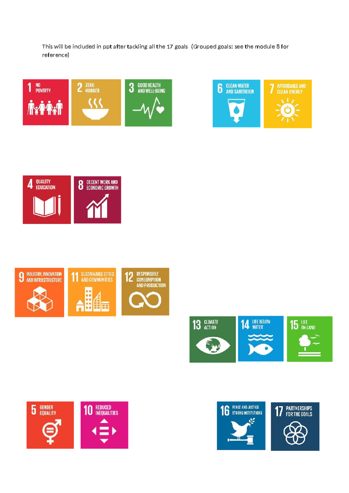 Sustainable development goals logos - Accountancy of Business ...