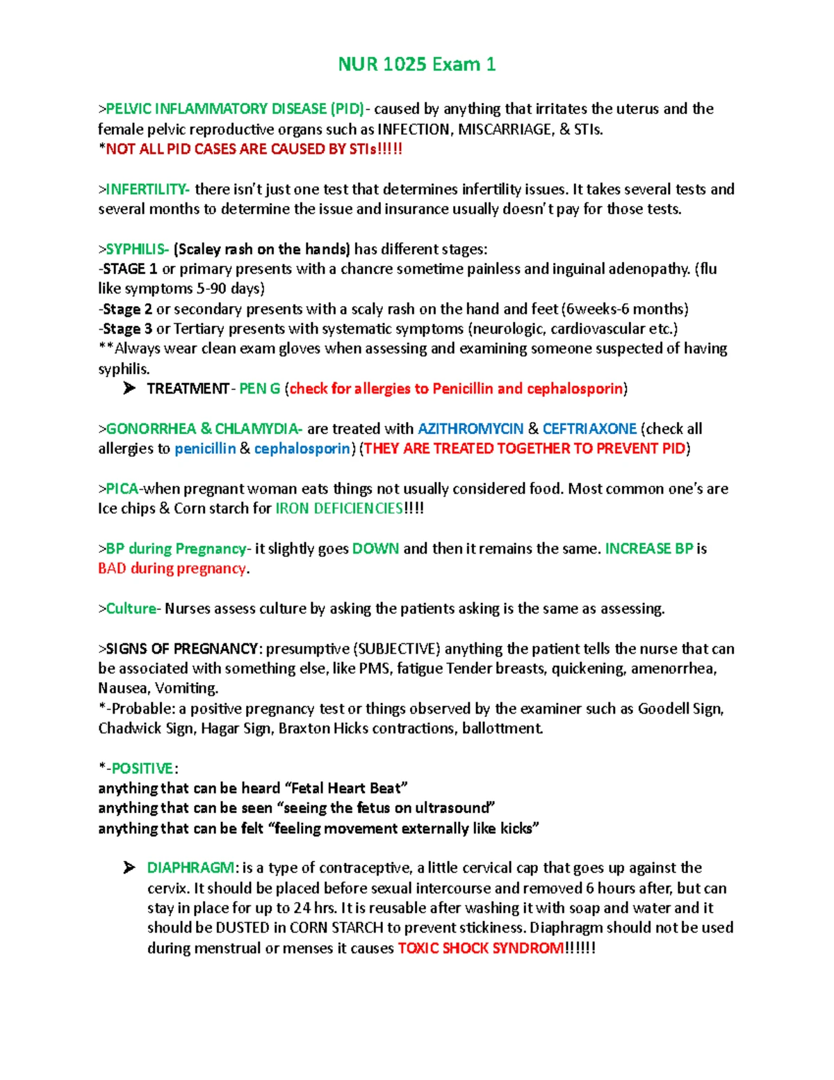 GTPAL Worksheet and Answers for Rule Practice Sheet 1 - Studocu