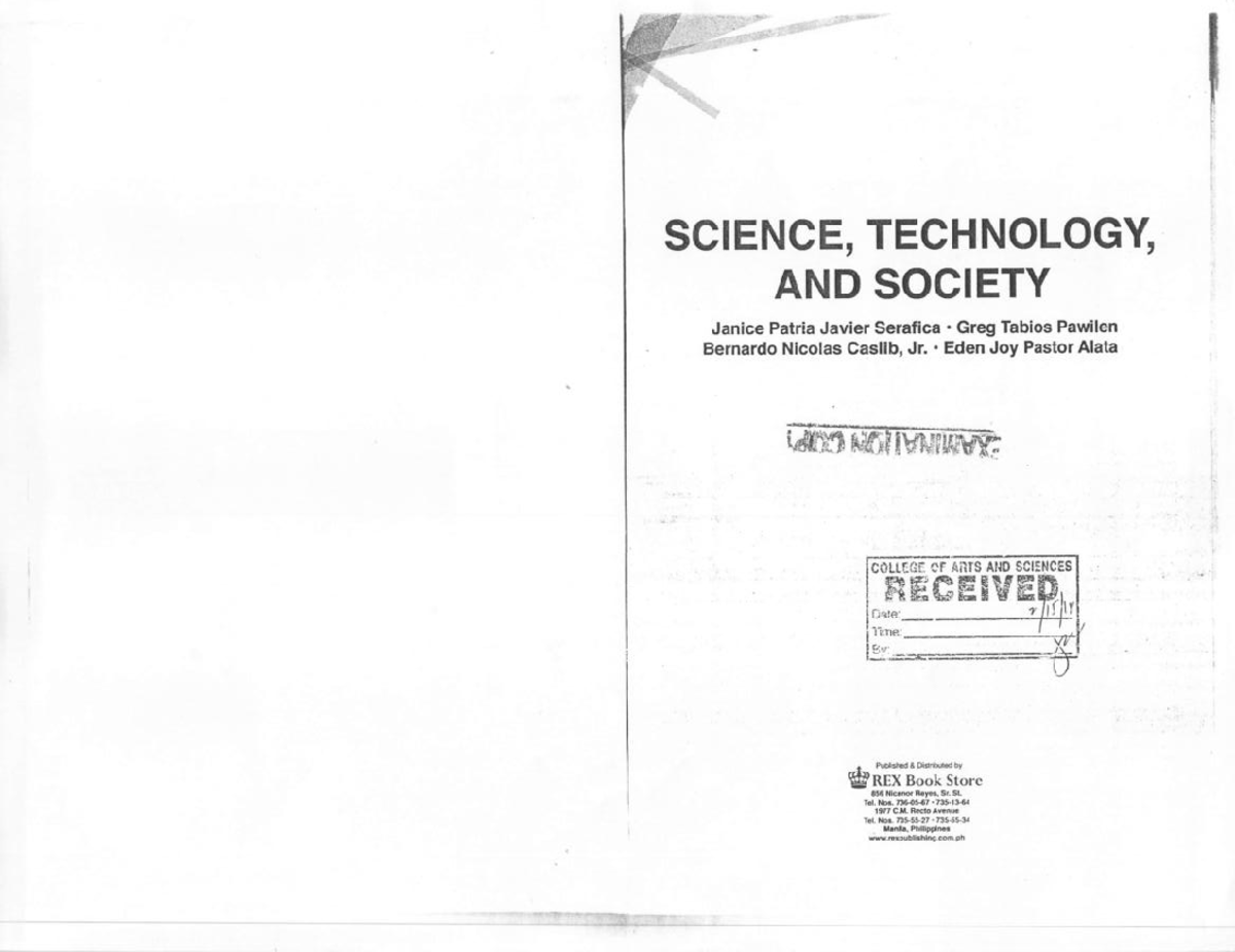 Science, Technology, and Society: Key Insights from Rex Publishing ...