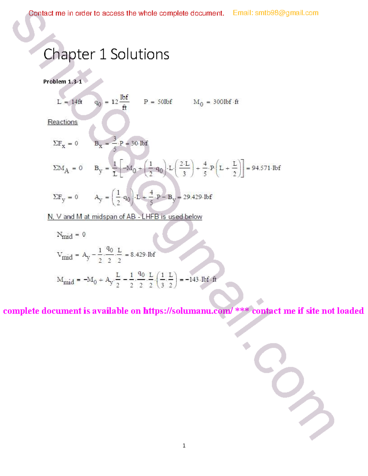 Solution Manual for Mechanics of Materials Enhanced 9th Edition by Goodno & Gere - Studocu