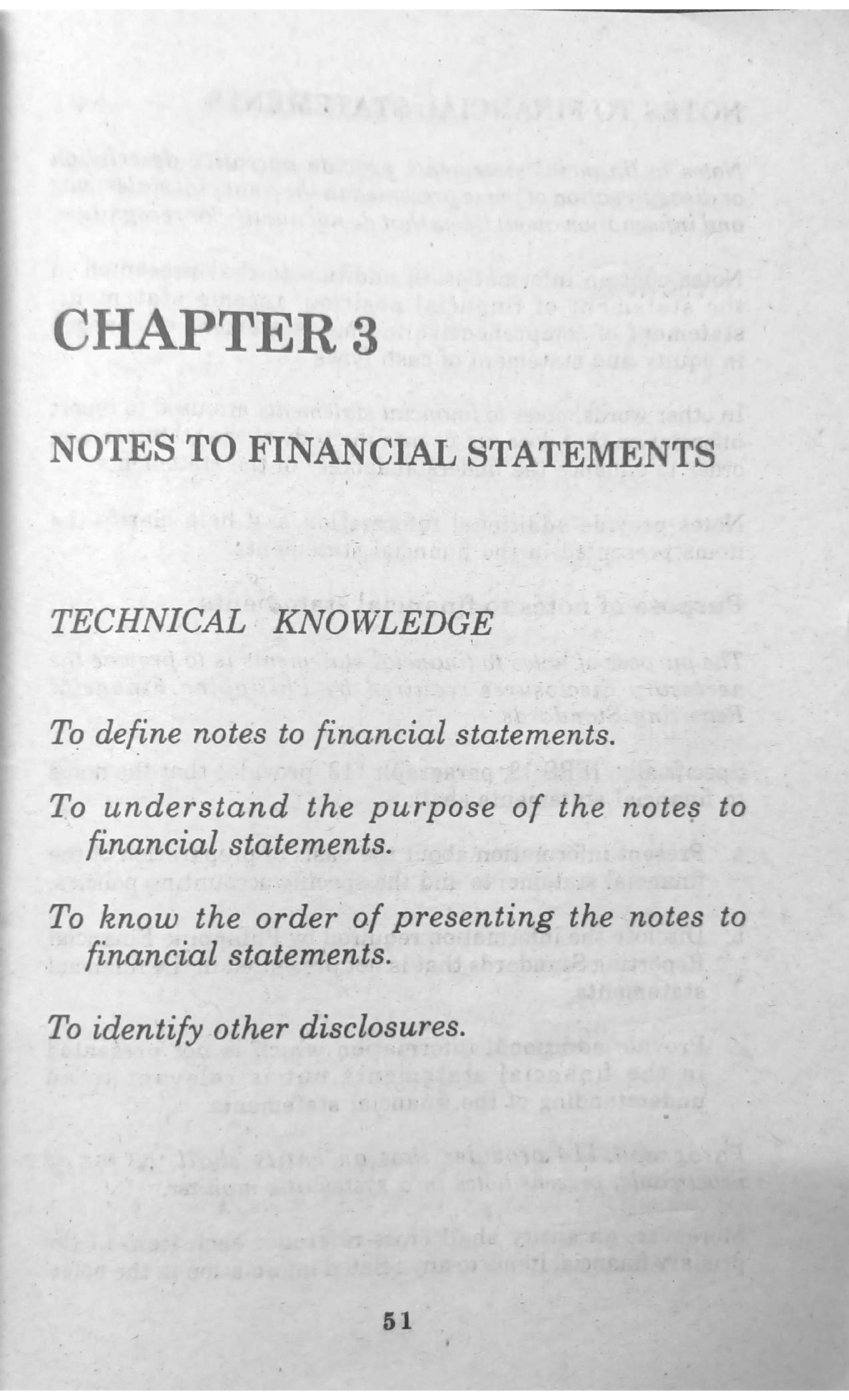 IA3 Notes to Financial Statements Chapter 3-3 - CHAPTER 3 NOTES TO ...