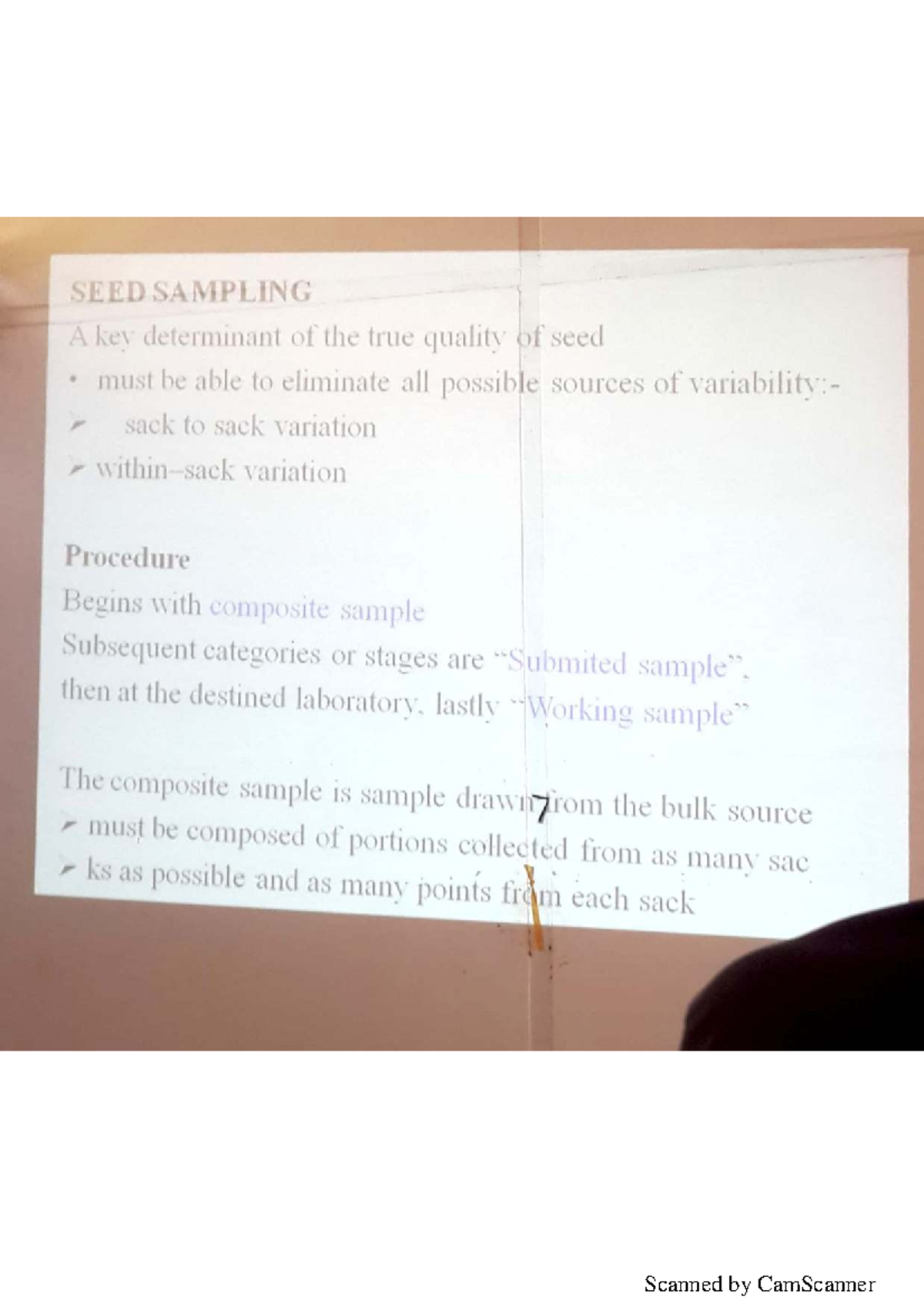 SEED SAMPLING & MARKETING: Key Insights for Agri-Business (AGRI 101 ...