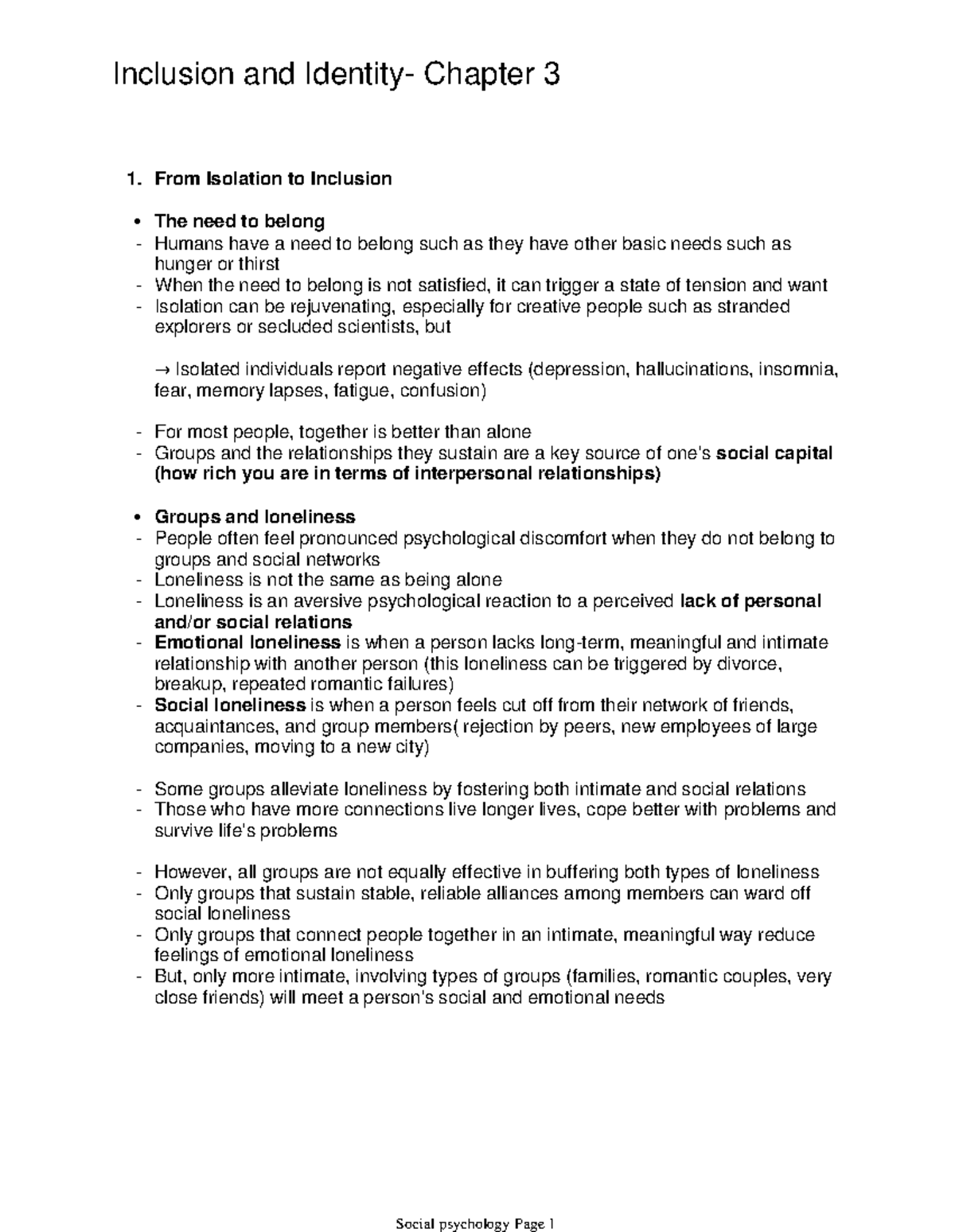 Inclusion and Identity- chapter 3 - 1. From Isolation to Inclusion The ...