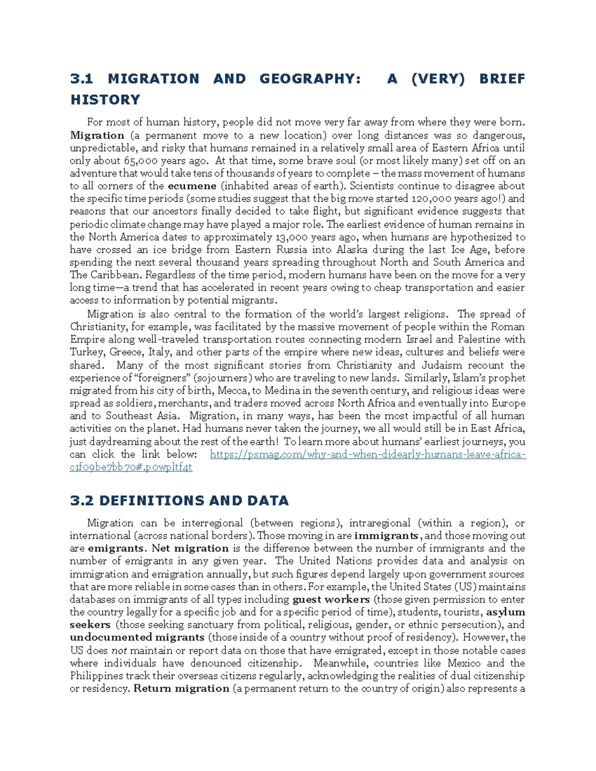 US Immigration Patterns: Historical Phases & Current Trends (GEOG 3.1 ...