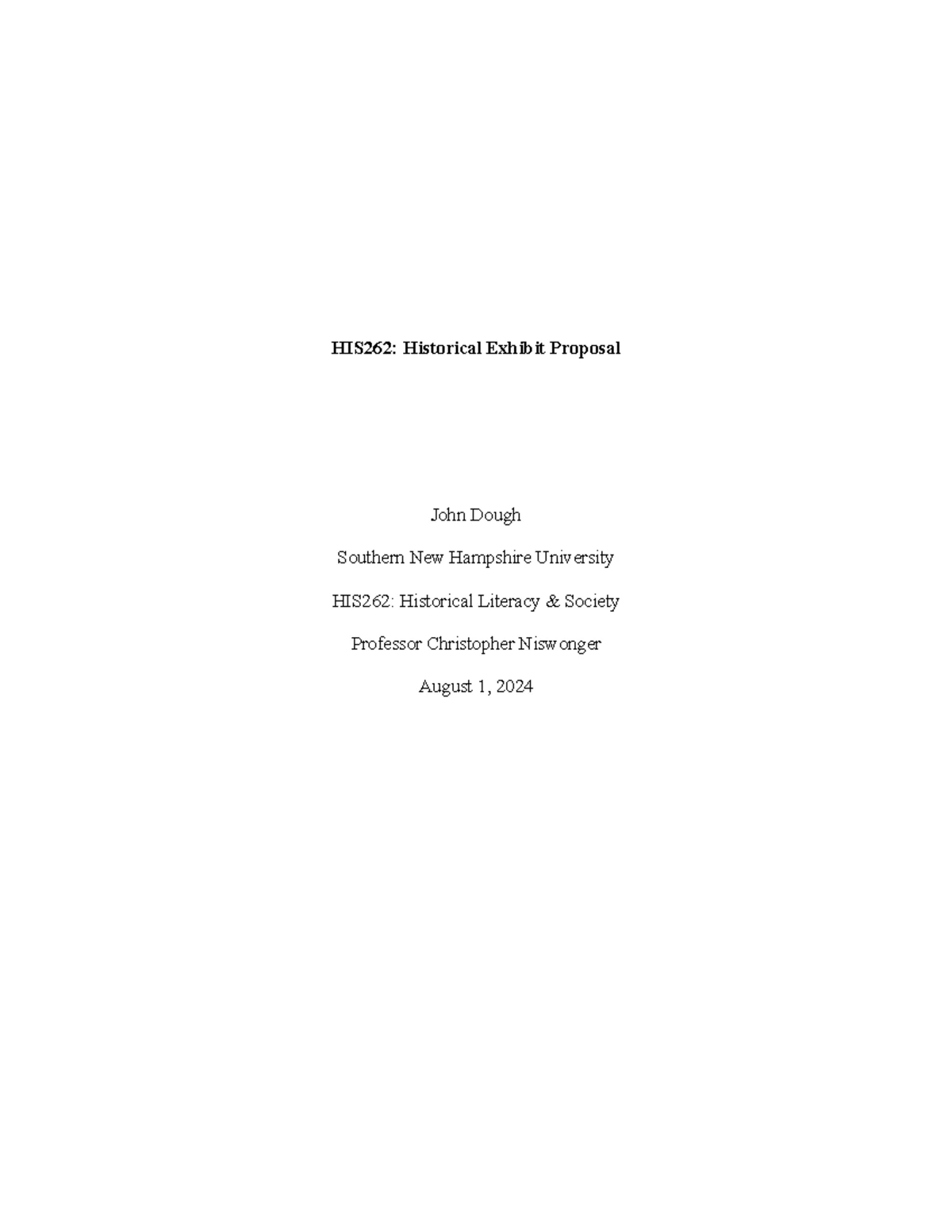 HIS 262 Module Two Project Proposal: The 1918 Flu Pandemic - Studocu