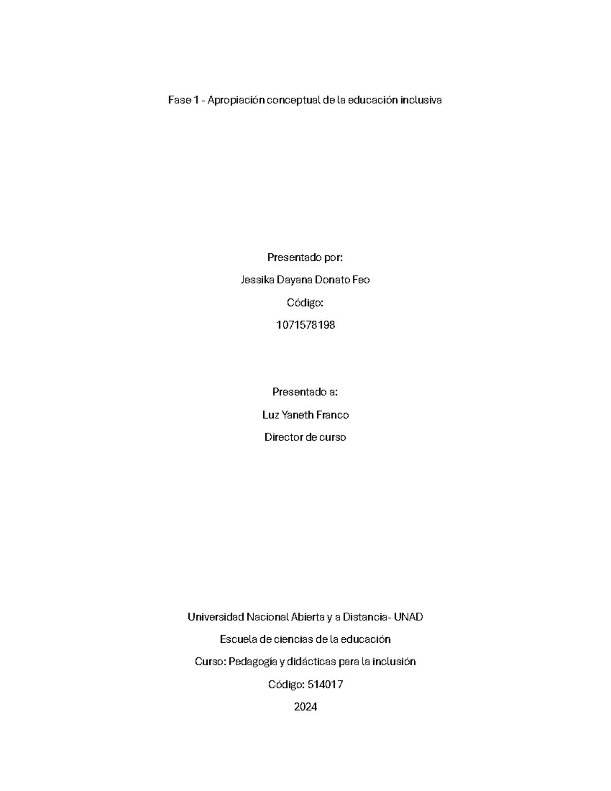 Fase 1: Apropiación Conceptual en Educación Inclusiva - 514017 - Studocu